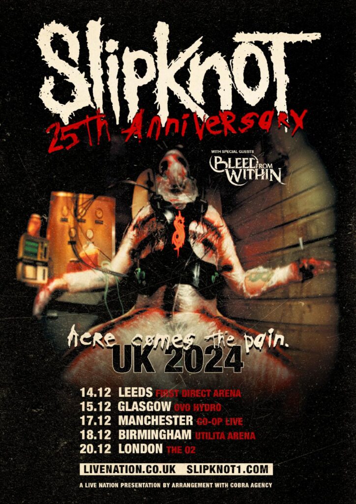 SLIPKNOT ANNOUNCE 2024 HEADLINE TOUR ACROSS THE UK & EUROPE - Devil's ...